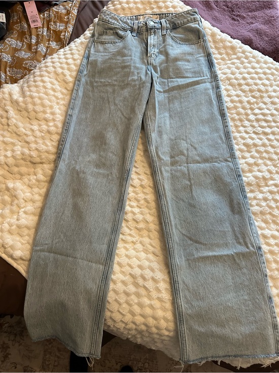 Hollister | Jeans | Hollister Light Blue Wide Leg Flare Jeans | Poshmark